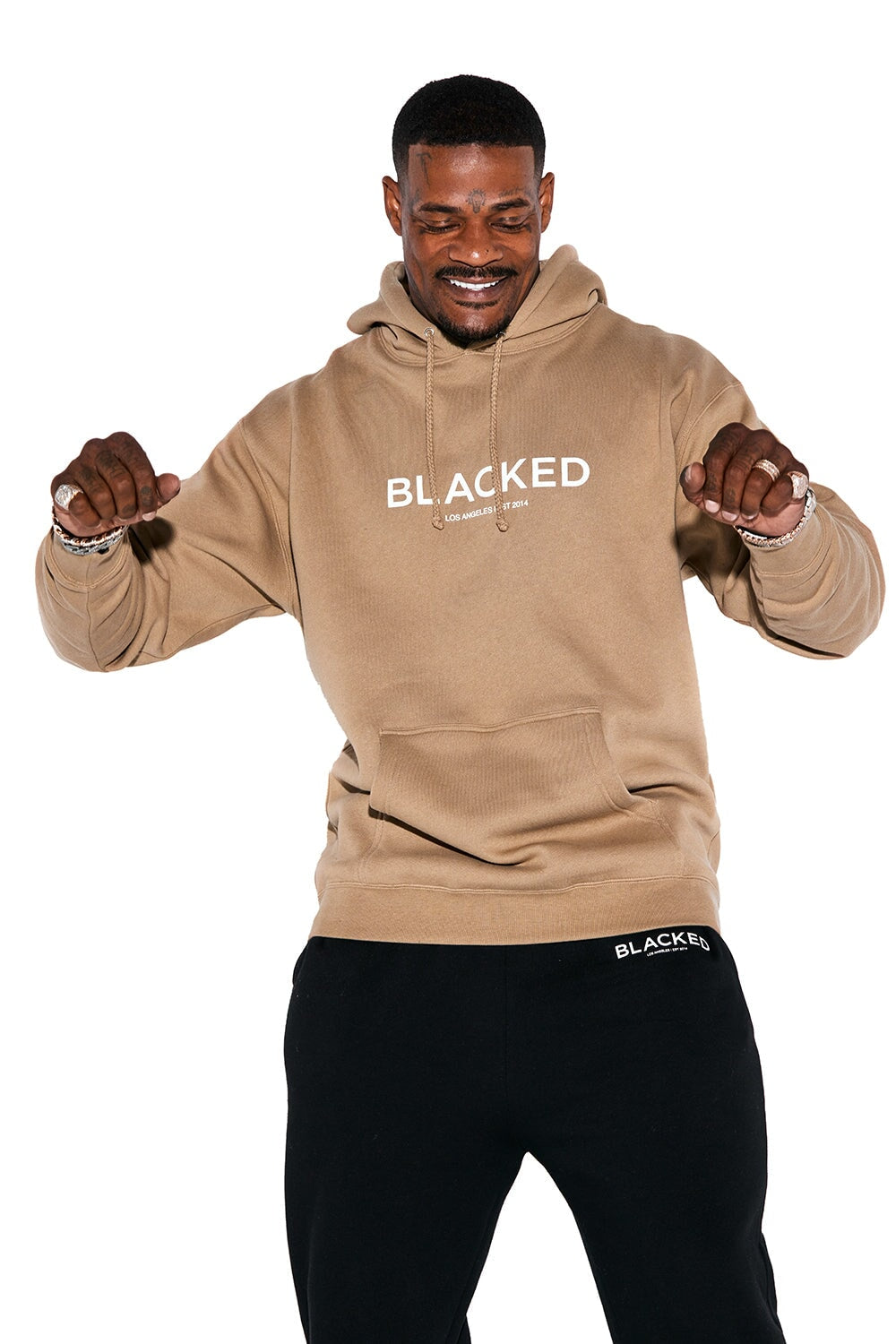 Blacked Hoodie - Sandstone